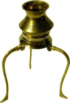 Buy Yoshiva Brass Tripai Shivlinga Jal & Milk Abhishek Brass Lota and ...
