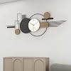 Amazon.com: Generic Large Modern Wall Clock, Geometric Shape Decorative ...