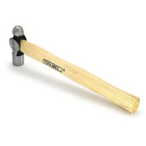 Toolimex Cross Pein Hammer with wooden handle (200 grams) : Amazon.in ...