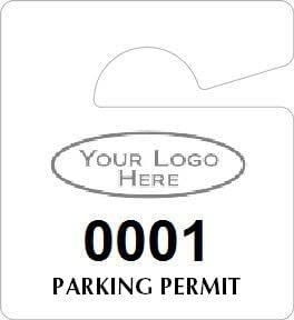 Amazon.com : Plastic ToughTags Parking Permits, Mini, Heavy Duty ...