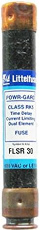 Littelfuse FLSR-15 FLSR015, 15A, Dual Element Time-Delay Class RK5 Fuse ...