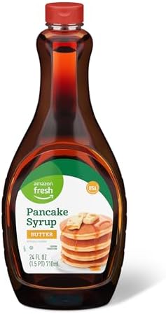 Amazon.com : Amazon Fresh, Pancake Syrup, Butter Flavor, 24 Fl Oz ...
