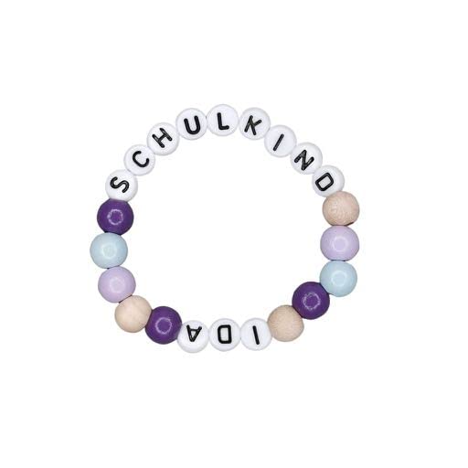 Tanja Schulz Shop | Kinder Armband | personalisiert mit Namen | Schulkind Einschulung erster ...