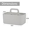 Amazon.com: Tiawudi Multipurpose Caddy Organizer, Plastic Caddy with ...