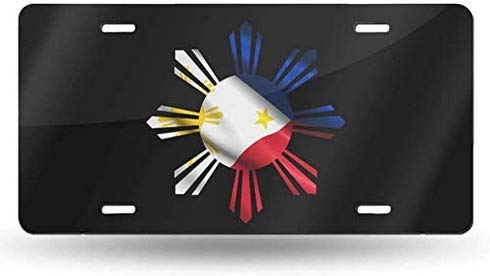 KEQU Philippines Flag License Plate Cover Decorative Front Car - Want ...