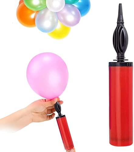 Just Party Hand Held Balloon Air Pump Inflator, Assorted Colour, 28.5 x ...