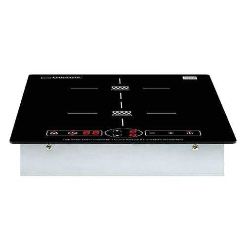 Equator 13" Built in/Freestanding 2 Vertical Burner Induction Cooktop ...