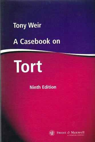 A Weir: a Casebook on Tort: Weir, Tony: 9780421689909: Amazon.com: Books