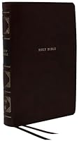 NKJV, Reference Bible, Classic Verse-by-Verse, Center-Column, Leathersoft, Black, Red Letter ...