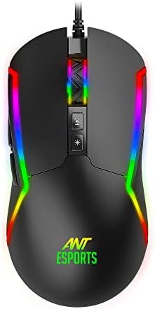 Amazon.in: Buy Ant Esports GM333 RGB Wired High End Optical Ergonomic ...