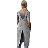 Amazon.com: YESDOO Cotton Linen Apron Cross Back Apron for Women with ...