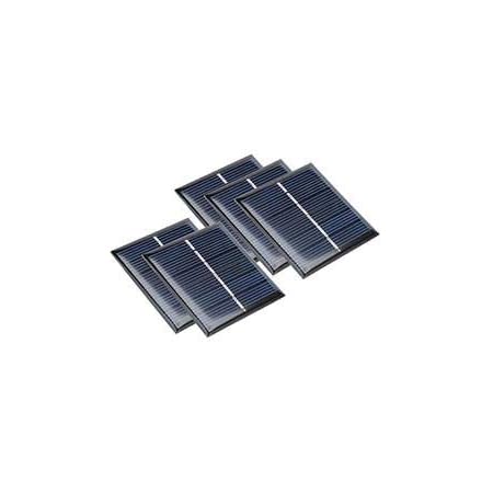 UNIVERSAL HUB® 5Pcs Solar for DIY Square Shape 6V 100MA Mini Solar ...