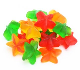 Amazon.com : Gummy Assorted Flavor Large Star 1.5 Lb : Gummy Candy ...