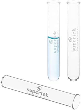 Supertek Borosilicate Glass Test Tube With Rim Heat & Chemical ...