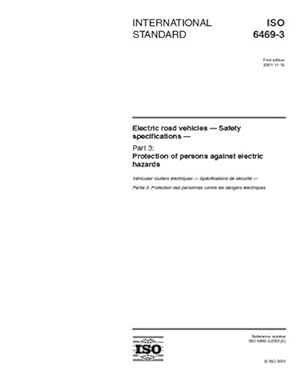 ISO 6469-3:2001, Electric road vehicles - Safety specifications - Part ...