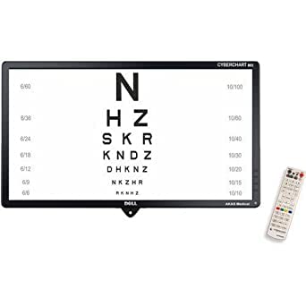 ASF UNIVERSAL 18 Inches LED Vision Test Chart (Snellen) For Eye Testing ...