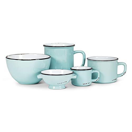 Snapklik.com : Abbott Collection Enamel Look Stoneware Mug