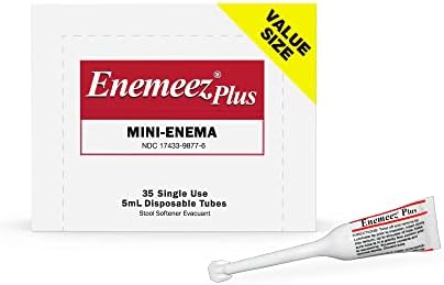 Amazon.com: Enemeez Plus Mini Enema, 283mg Docusate Sodium and 20 mg ...