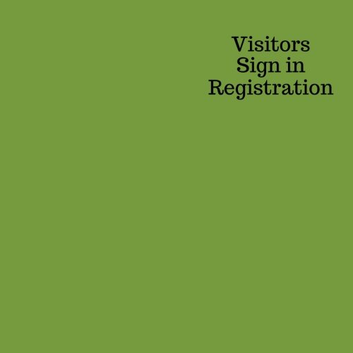 Visitors Sign in Registration: Lemon Colour Large Design Visitor Log ...