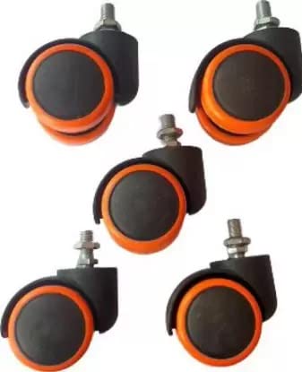 Divet Revolving Chairs Threaded Wheel/Twin Castor Threaded Wheels/Chair ...