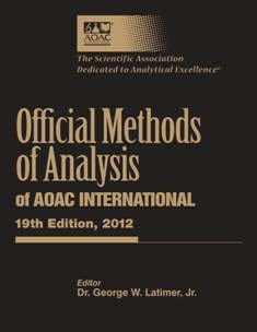 Amazon.in: Buy Official Methods of Analysis: 2012 Book Online at Low ...