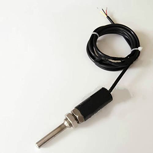 DS18B20 Digital Temperature Sensor M12x1 Thread Probe 7mmx50mm 3-core ...