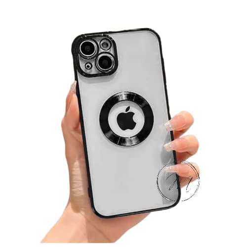 MIDOS Silicone iPhone 15 Back Cover Ring Logo Cut With Lens Protection ...