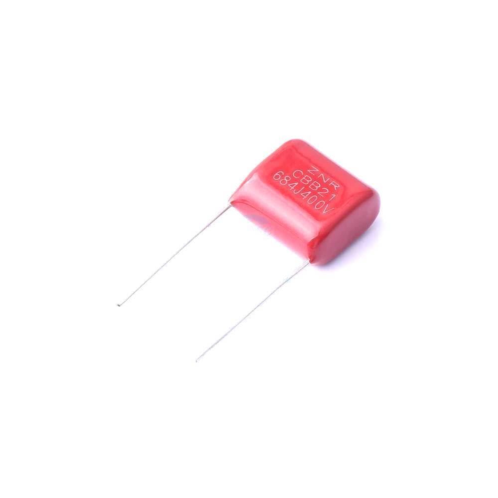 10 Pcs Polypropylene Film Capacitor (CBB) 680nF ±5% 400V Radial Lead, P ...