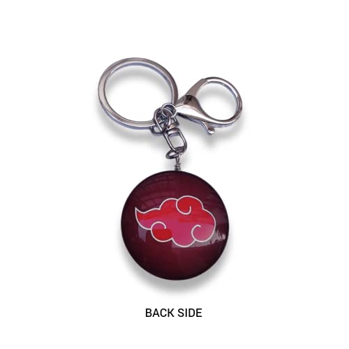 Naruto anime keychain akatsuki manga figures pendant keychain for bike ...