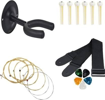 PENNYCREEK Acoustic Guitar Bridge Pins With 5Picks And Adjustable Belt ...