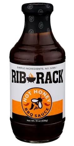 Amazon.com : Rib Rack BBQ Sauce 19oz Simple Ingredients No Junk ...