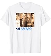 Amazon.com: NSYNC Official 'NSYNC Debut Album Cover T-Shirt Small ...