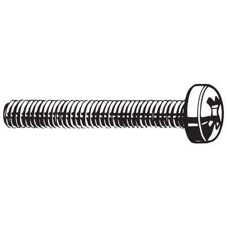 M8-1.25 x 40 mm. Raised Cheese Head Phillips Machine Screw, 25 pk ...