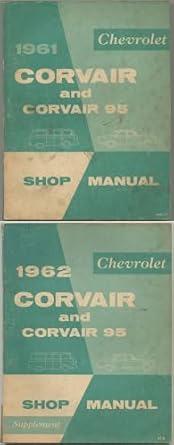 1962 Chevrolet Corvair Passenger and Commercial Vehicle Shop Manual ...