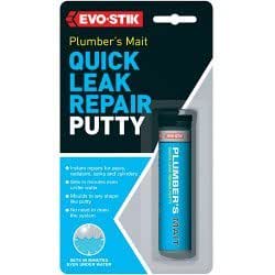 2 x Evo Stik Plumbers Mait Quick Leak Repair Putty 50g Tube by Evo-Stik ...
