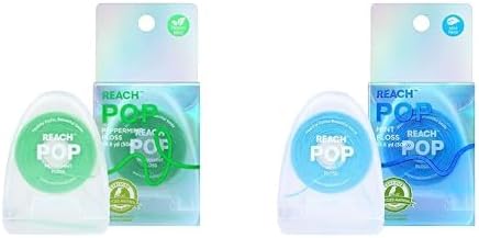 Amazon.com : REACH POP Dental Floss Peppermint & Mint Bundle | Vegan ...