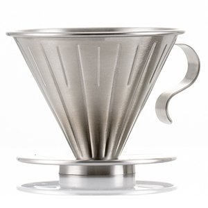 Buy RonWei Stainless Steel Engine V60 Style Coffee Drip Filter Online ...