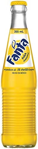Amazon.com : Mexican Fanta Pineapple Glass Bottle, 12 fl oz : Grocery ...