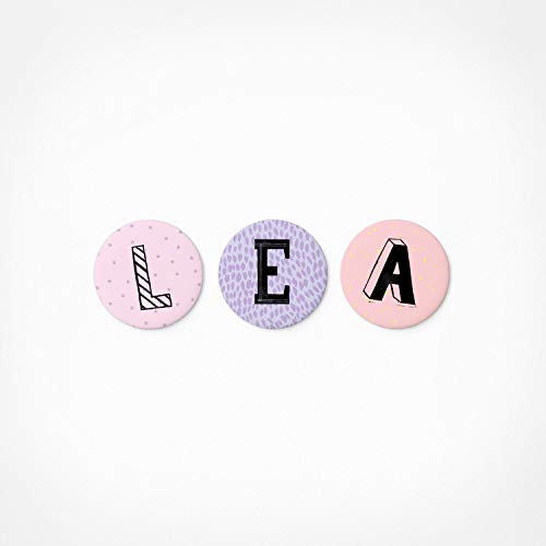 PICKMOTION Lea Magnetic Letters Set 3 Magnets Baby Gifts with Name, for ...