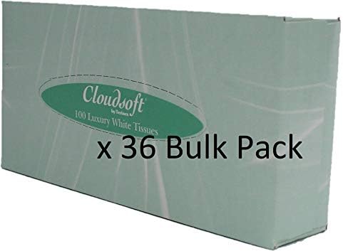 UKR Clinical White 2-ply Facial Tissues - 18 Boxes of 200 Face Tissue ...