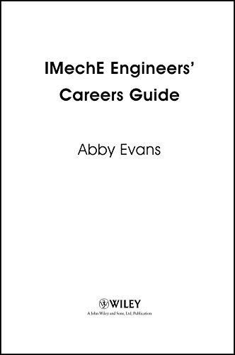 IMechE Engineers' Careers Guide: Evans, A: 9780470974193: Amazon.com: Books