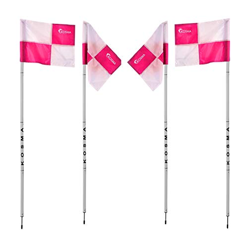 Kosma Set of 4PC Collapsible Corner Flag | Football Training Corner ...