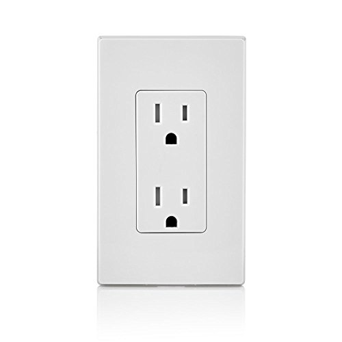 Snapklik.com : T5325-W 15 Amp 125 Volt, Tamper Resistant, Decora Duplex ...