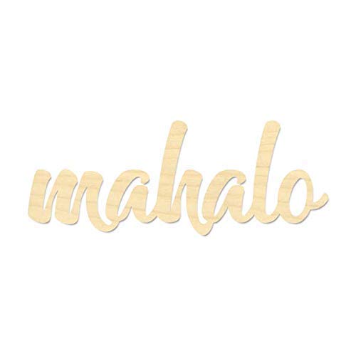 Amazon.com: Mahalo Sign- Mahalo Wall Sign- Thank You : Home & Kitchen