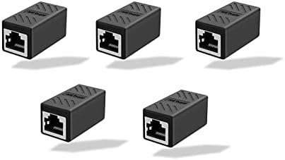 SPYTEK RJ45 Coupler Ethernet Coupler Cat7, Cat6 Cat5e RJ45 8P8C Inline ...