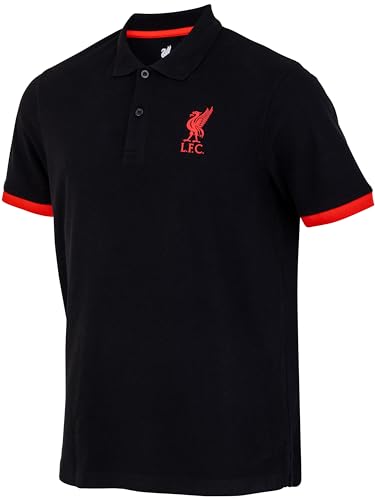 Liverpool F.C. LFC Official Collection Polo Shirt, Black, S – BigaMart