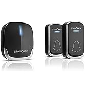 Stanchev Loud Door Bell Wireless for Home,IP68 Weatherproof Button ...
