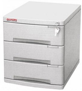 Alkon Sub Type,With 3 AD 4 Drawers and Lock Multi System, 410x310x333 ...