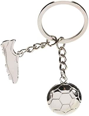RKG Football Soccer Boot Ball Metal Keyring Key Fob : Amazon.co.uk: Fashion