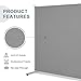RANTILA Single Large Panel Room Divider, Privacy Screen for Office ...